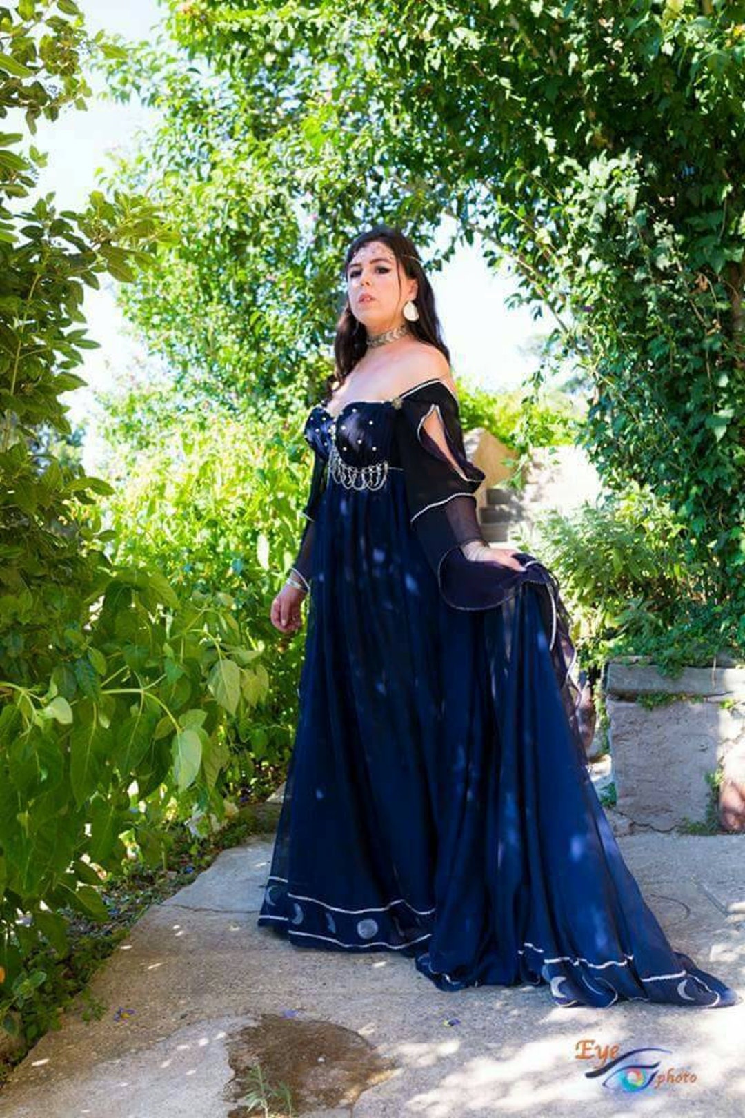 Fantasy Costume, Sailor Moon Cosplay, Wikka Priestess Dress, Moon Elf ...