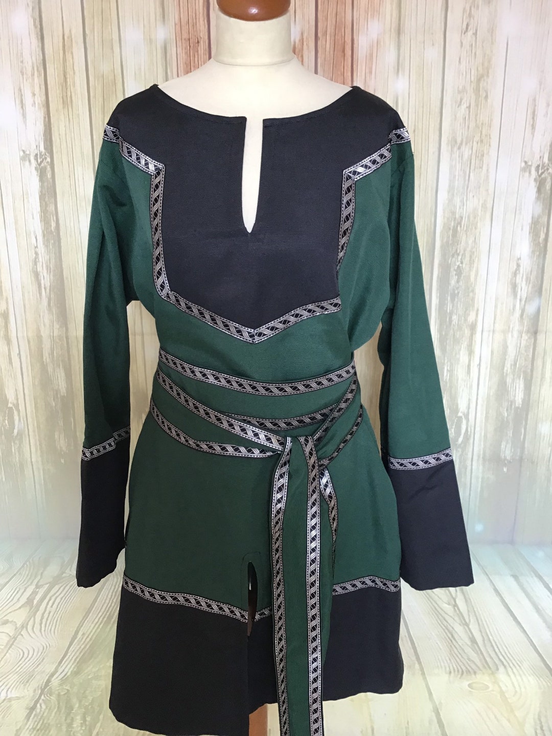 Celtic Tunic Two Tones of Color, Warrior, Noble, Larp, - Etsy