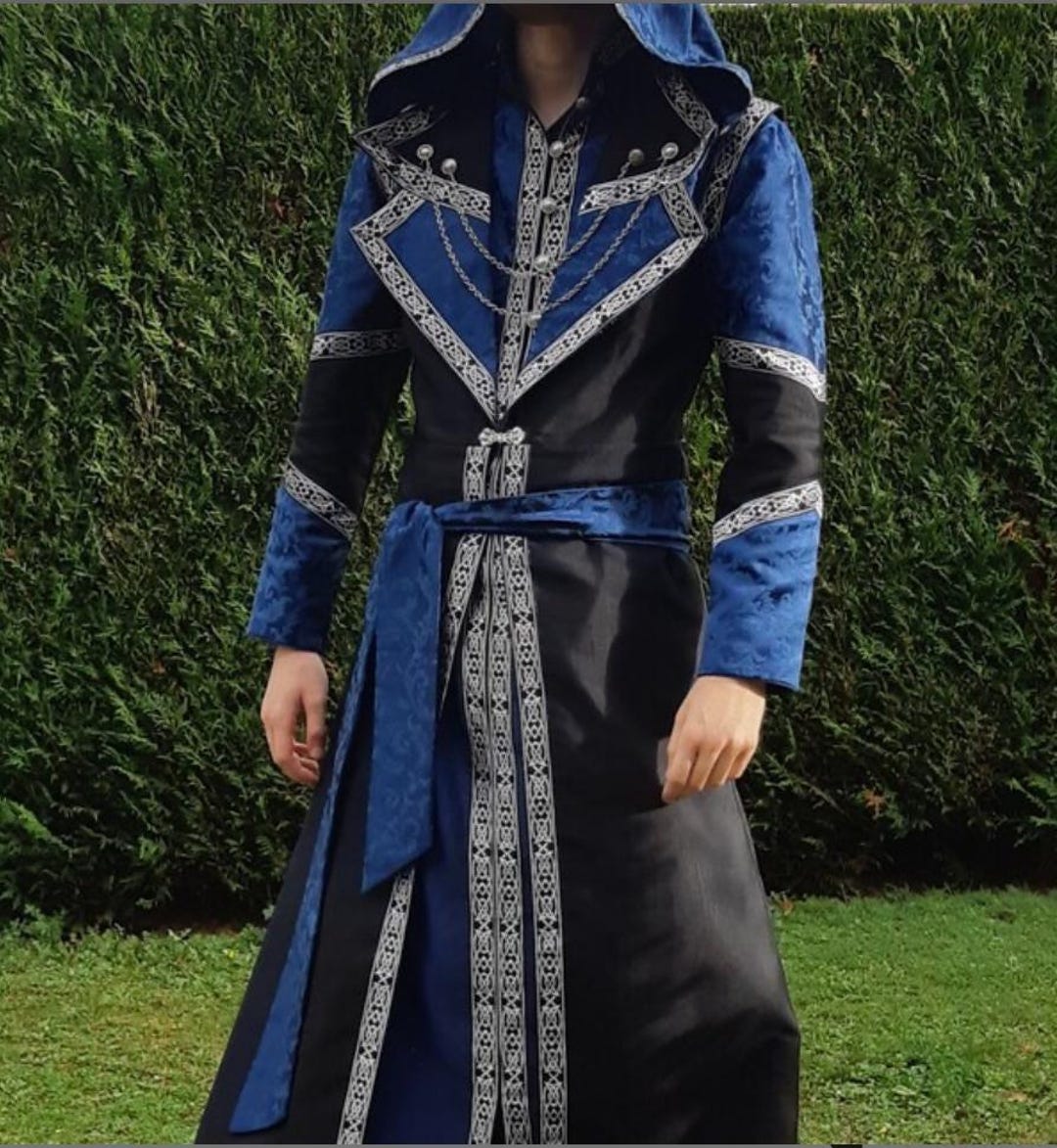 Custom Wizard Tunic & Fantasy Robe Set – Handmade LARP Costume - Etsy