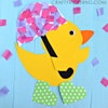 Rainy Day Duck Craft Template - Etsy Canada