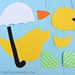 Rainy Day Duck Craft Template - Etsy