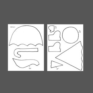 Girl in Rain Boots Craft Template - Etsy