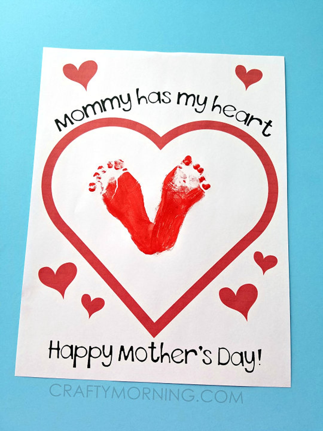 Mother's Day Printable "mommy Has My Heart" - Etsy