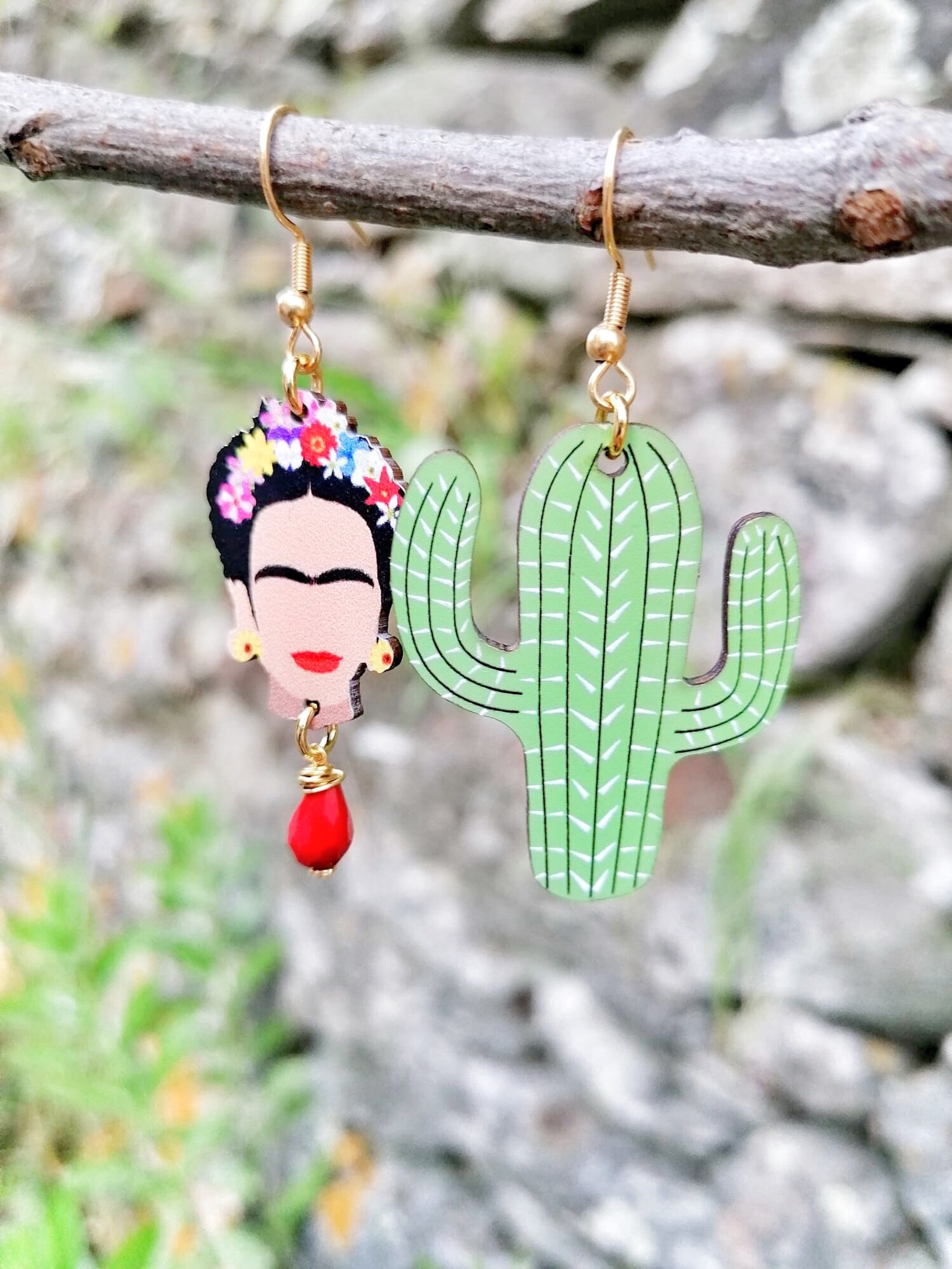 Frida Kahlo Earrings Frida Kahlo inspired Frida Lovers Gift | Etsy