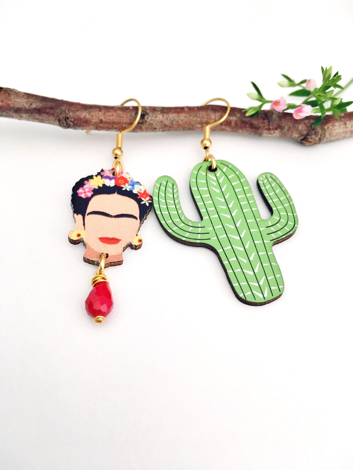 Frida Kahlo Earrings Frida Kahlo inspired Frida Lovers Gift | Etsy