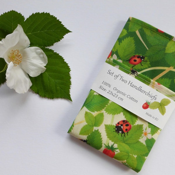 Handkerchief With Strawberries - Etsy