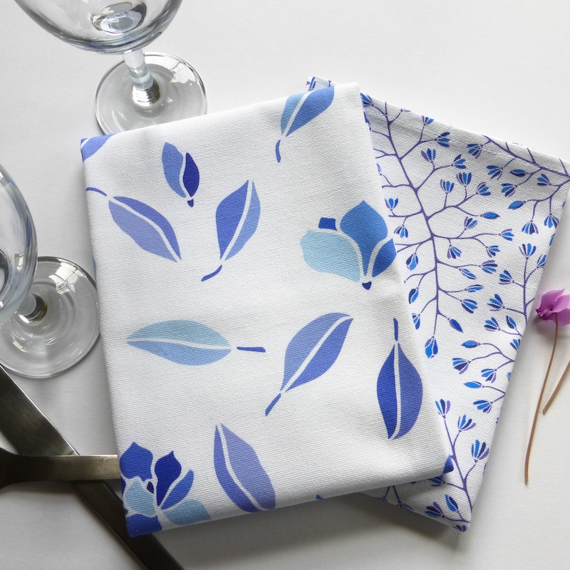 Purple Tea Towel - Etsy