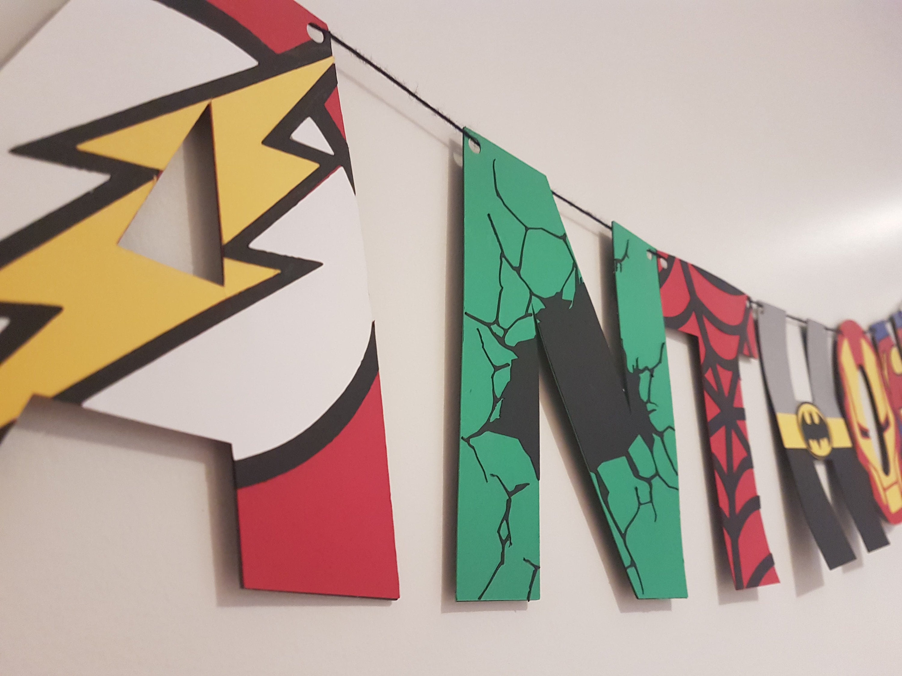 Superhero Banner, Super Hero Birthday, Super Hero Party Banner, Super ...