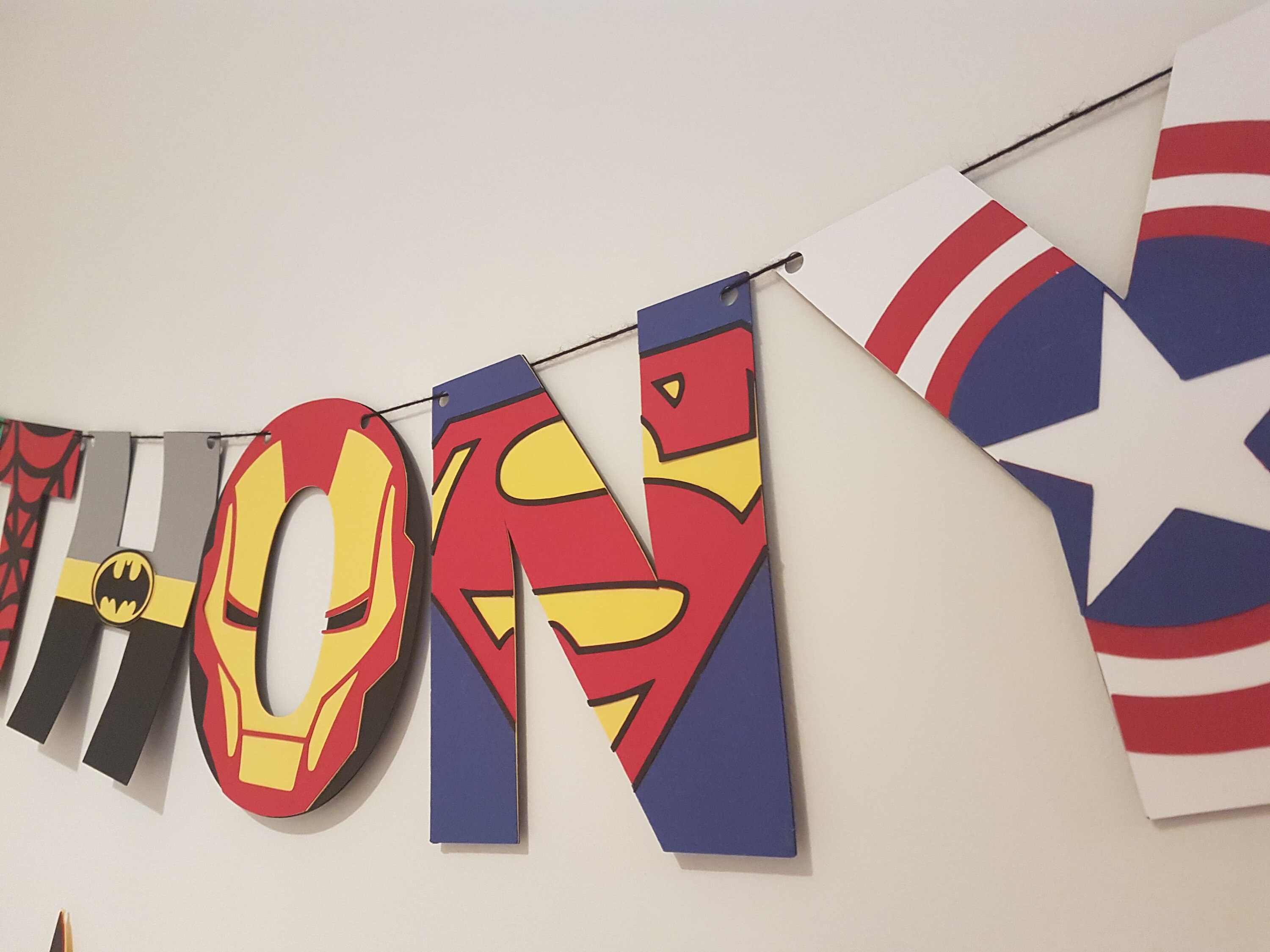 Superhero Banner, Super Hero Birthday, Super Hero Party Banner, Super ...