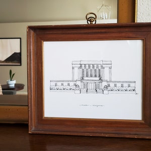 Mesa, Arizona Temple LDS Print - Hand Drawn - Etsy