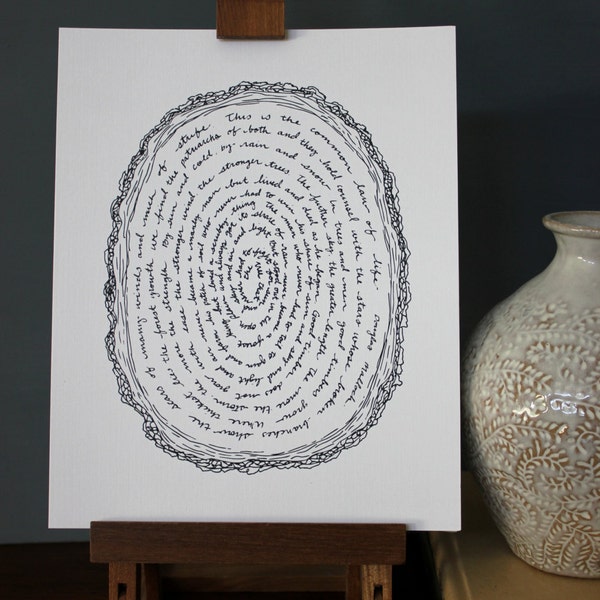 Good Timber Poem - Etsy