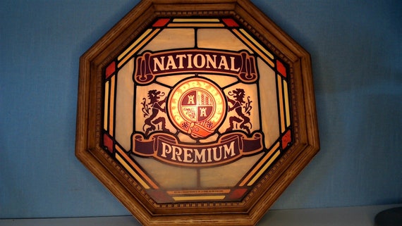 National Premium Beer Sign | Etsy
