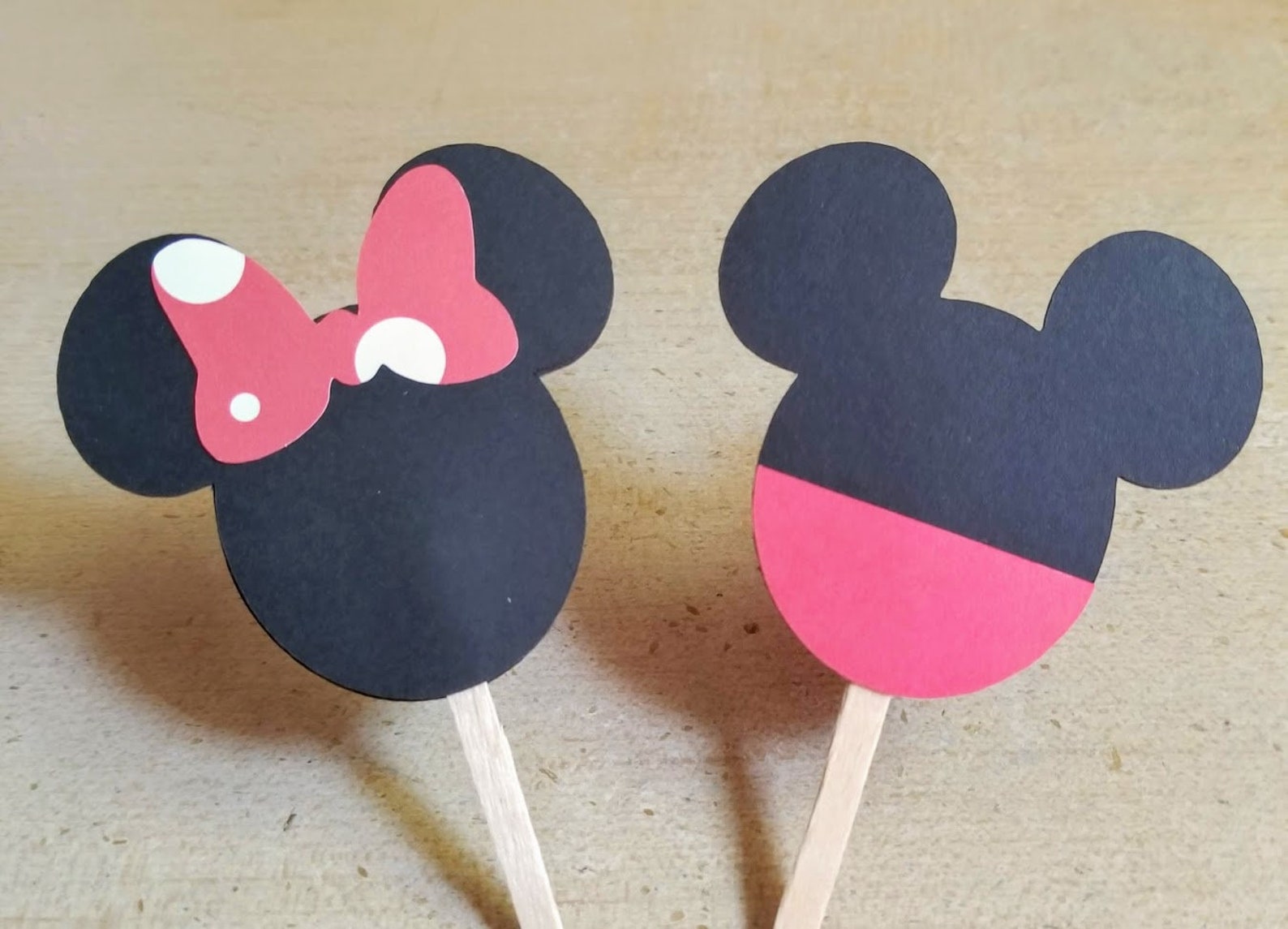 Mickey and Minnie Mouse Photo Banner, Birthday Party Decor - Etsy