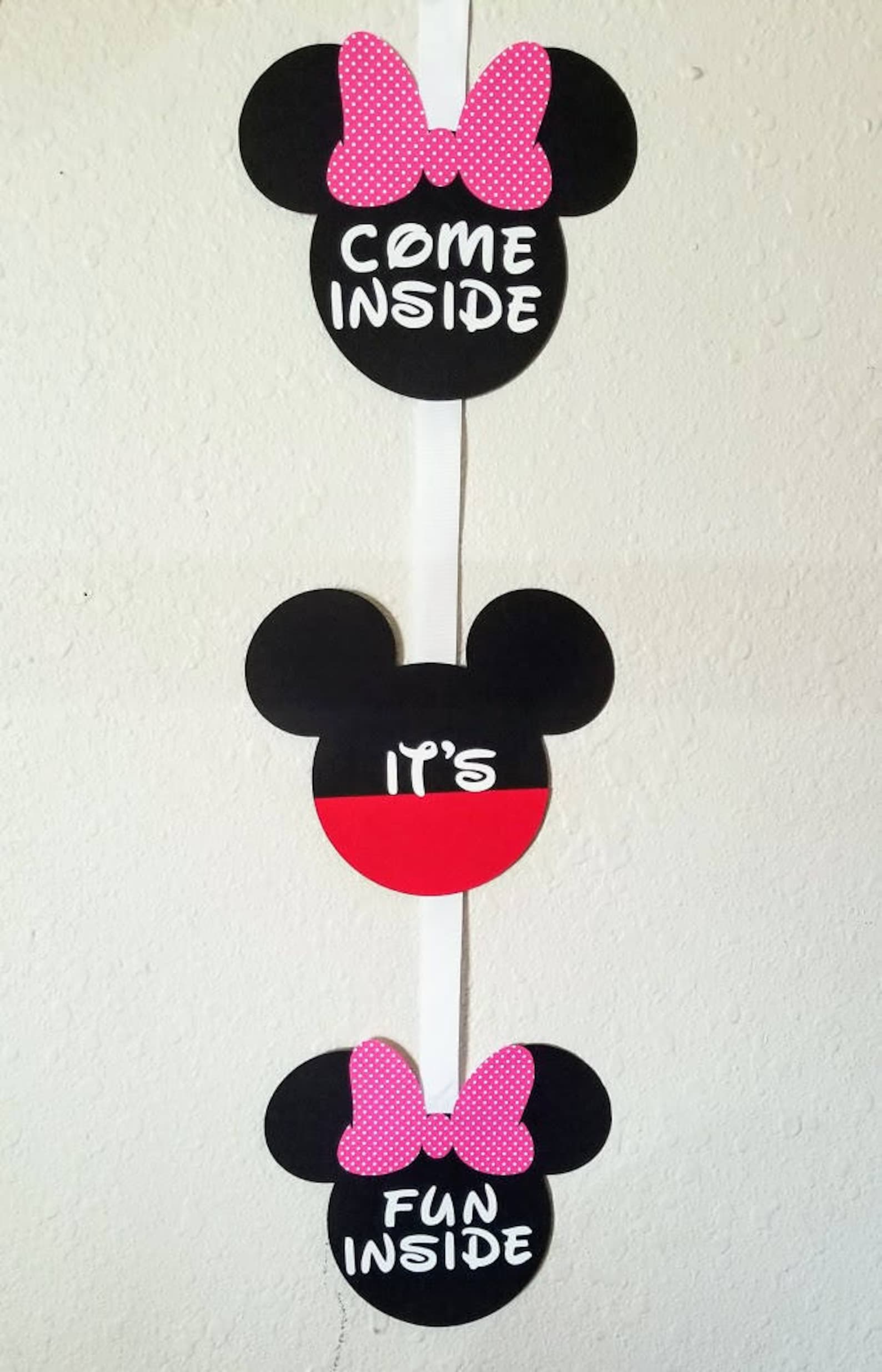 Minnie Mouse Door Sign Minnie Mouse Birthday Minnie Mouse - Etsy