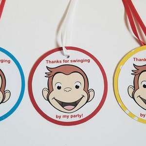 Curious George Birthday Banner, Curious George Name Banner, Curious ...