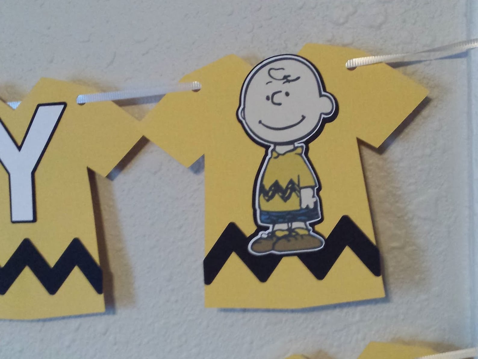 Charlie Brown Birthday Banner, Peanuts Party Decor - Etsy