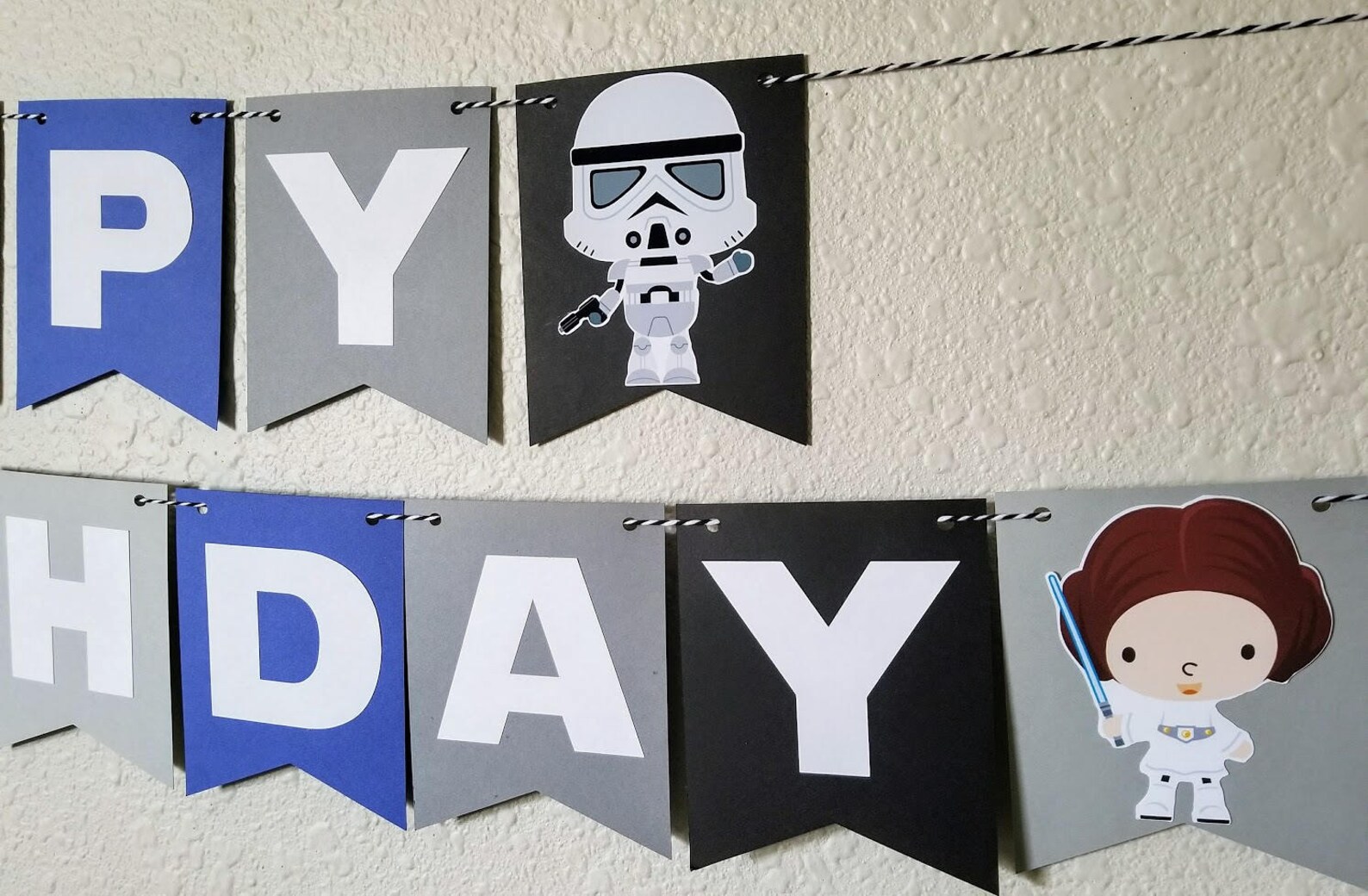 Star Wars Birthday Banner Star Wars Jedi Star Wars Party - Etsy