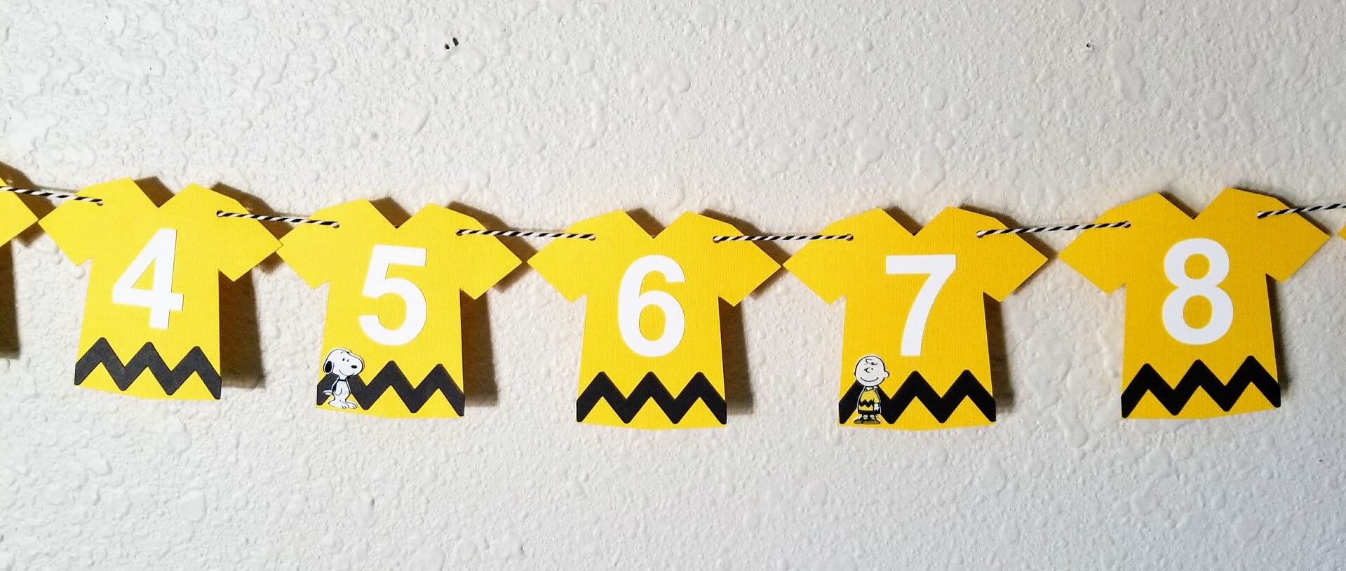 Charlie Brown Photo Banner, Peanuts Birthday Party Decoration - Etsy