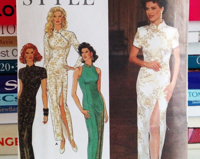 2000 Simplicity Style Pattern 9300-dress-fitted W Princess Seams ...