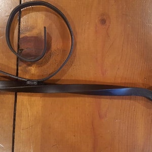 Hand Forged Wrought Iron Sign Hanger 40" X 12" Glad to Do Custom Work ...