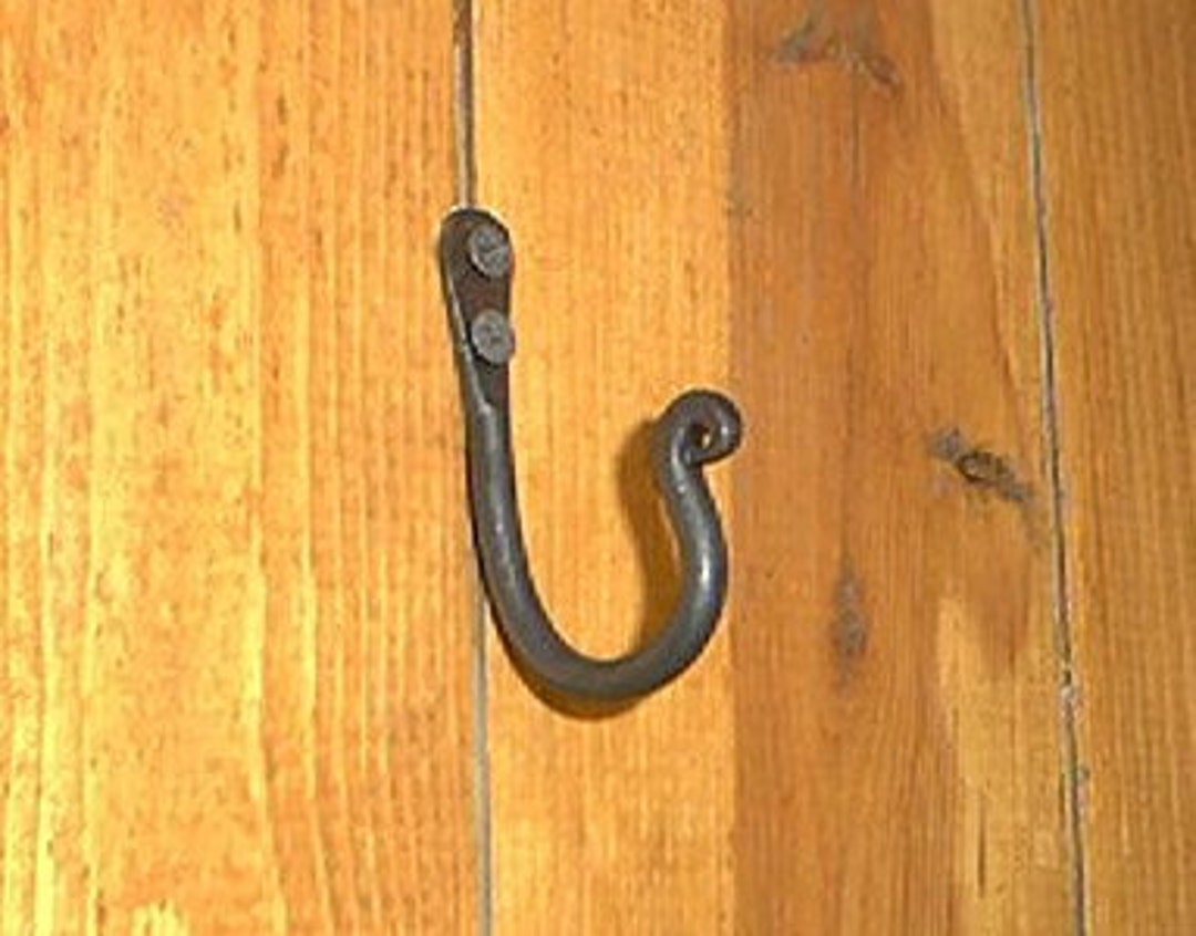 Small Wrought Iron Hook - Etsy