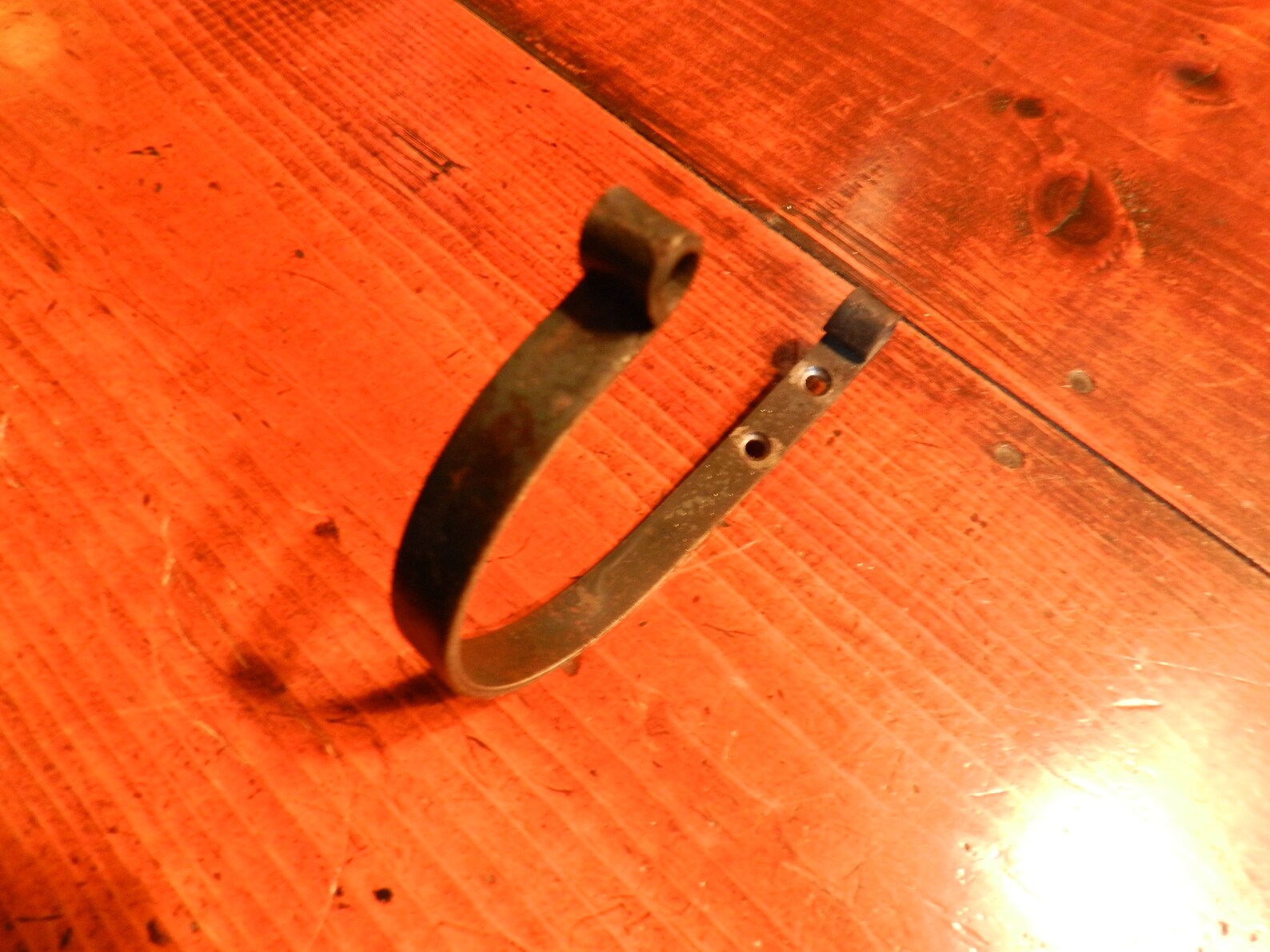 Pair of Hand Forged Wrought Iron Yoga Mat Hooks | Etsy