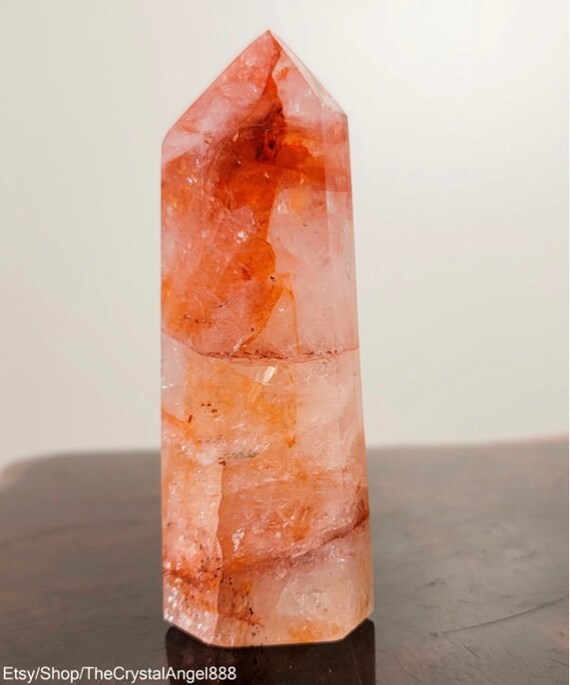 Home Décor Home & Living Red Hematoid Quartz Tower etna.com.pe