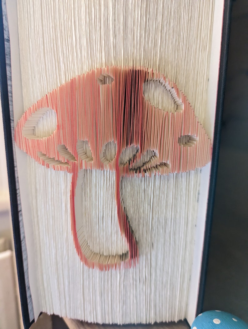 Mushroom/ Toadstool Cut and Fold Book Folding Pattern - Etsy
