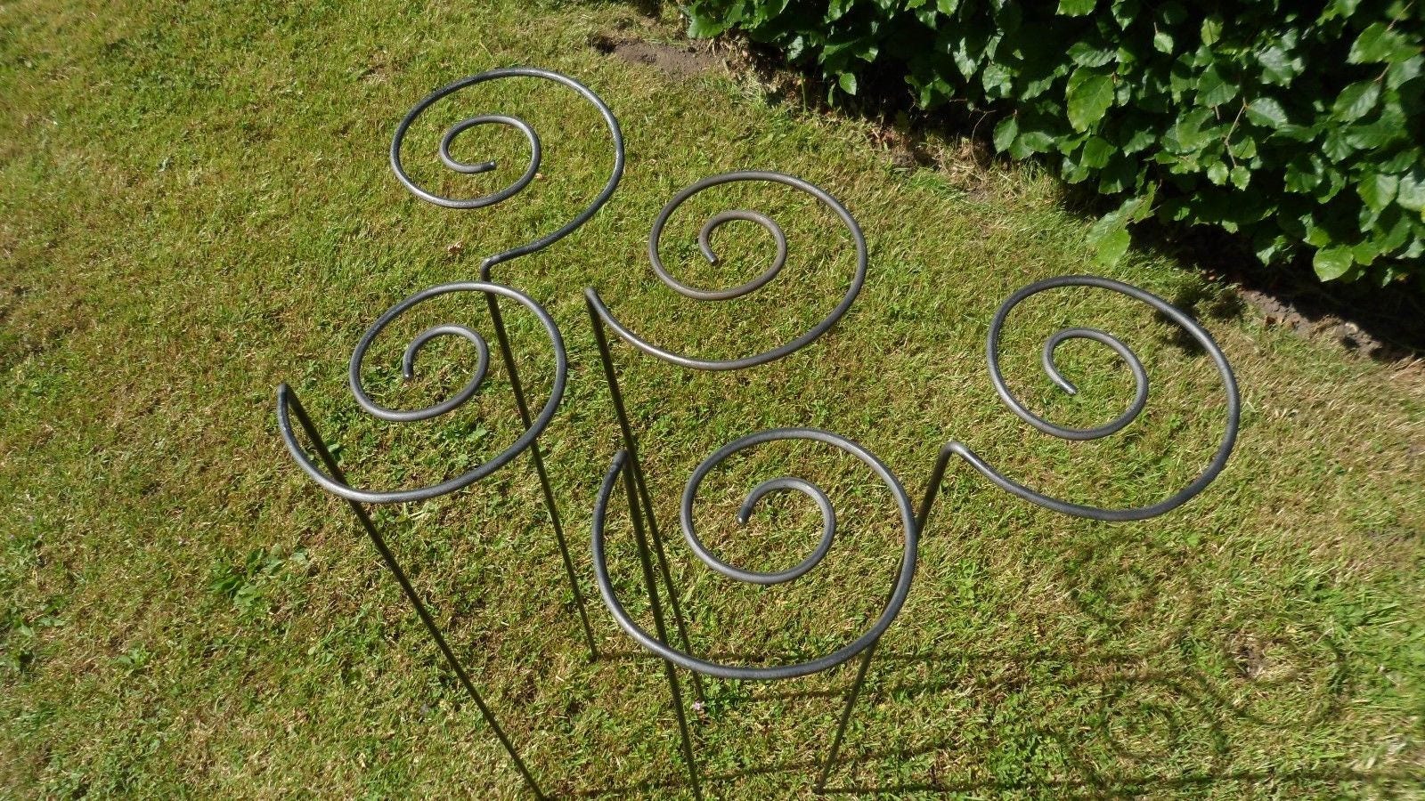 Set of 5 - Curly Plant Supports - Etsy