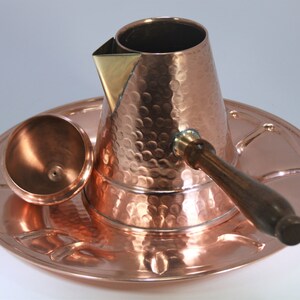 Coffee Pot / Copper Coffee Pot/ Copper Kettle With Wooden Handle and ...