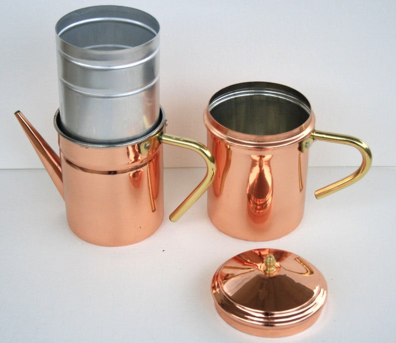 Coffee Maker / Copper Coffee Maker/ Moka in Copper for 2 4 6 | Etsy