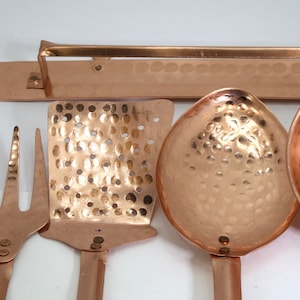 Copper Kitchen Utensils/copper Kitchen Tools - Etsy