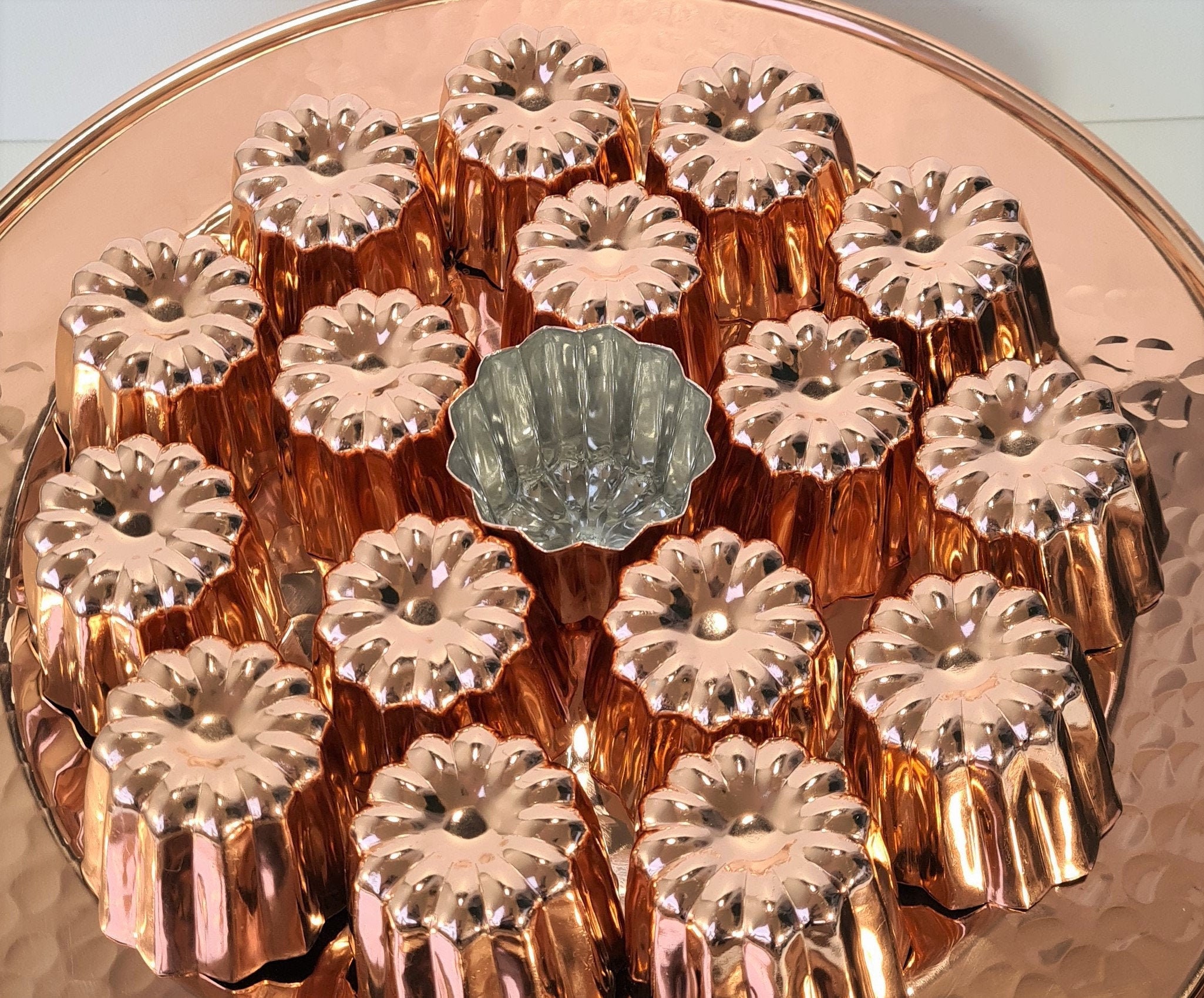 Set of 30 Canneles Molds/Caneles Molds Large Ed. 50 x 55 mm | Etsy