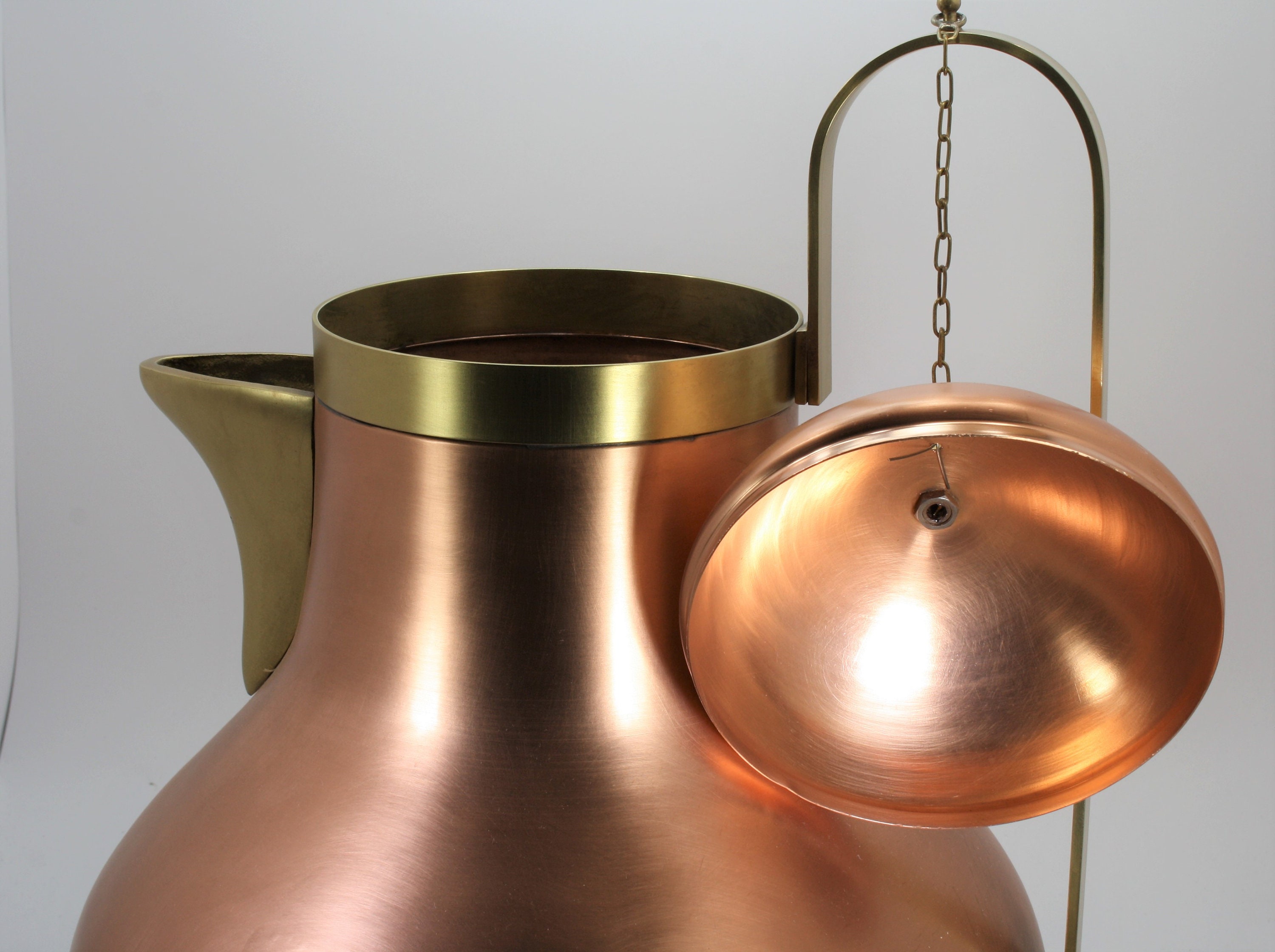 Vintage Copper Container / Copper Vase Holder/ Copper Jar/ | Etsy