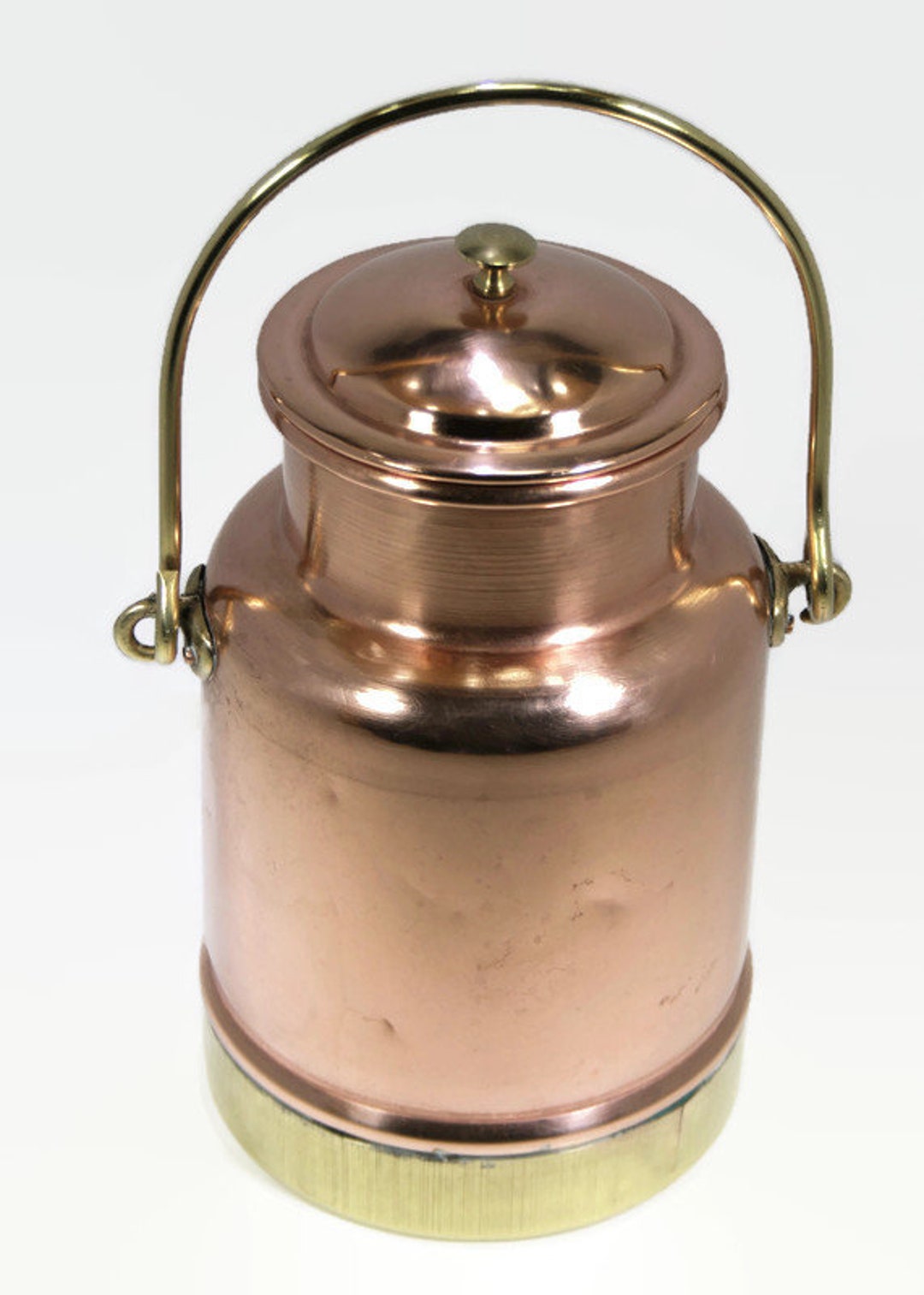 Copper and Brass Milk Can /milk Container /canister. Vintage Piece - Etsy