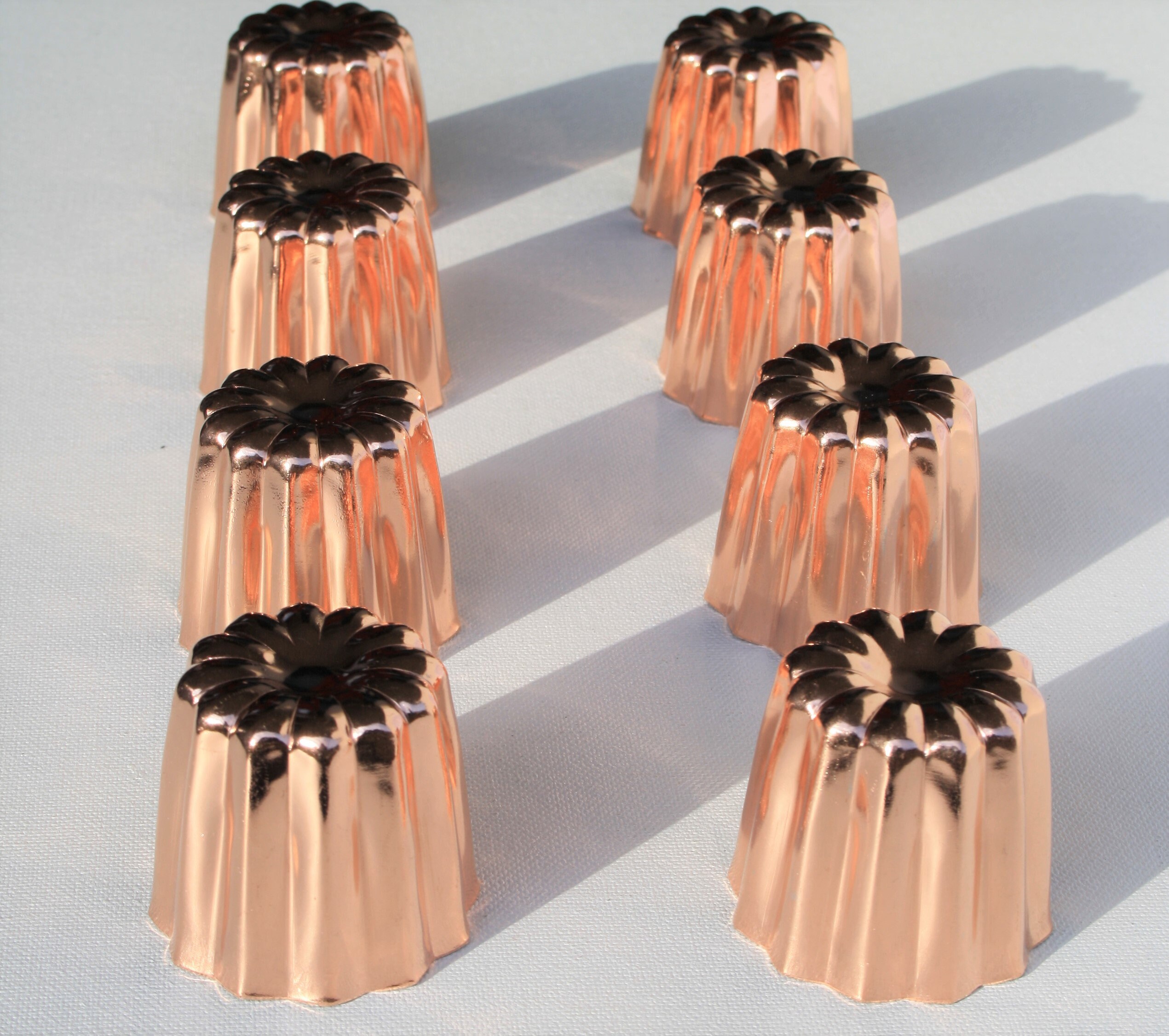 Set of 8 Canneles Molds/ Caneles Mold Large Ed. 50 X 55 Mm - Etsy