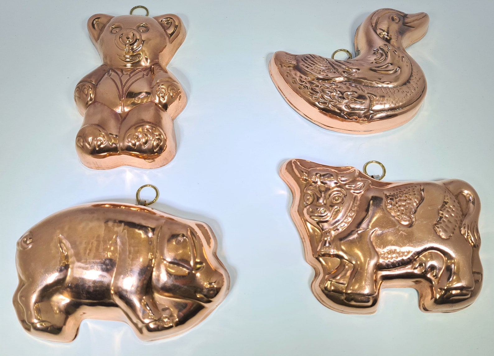Copper Molds / Copper Mould for Food . Four Animals Version | Etsy