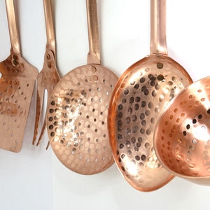 Copper Kitchen Utensils/copper Kitchen Tools - Etsy
