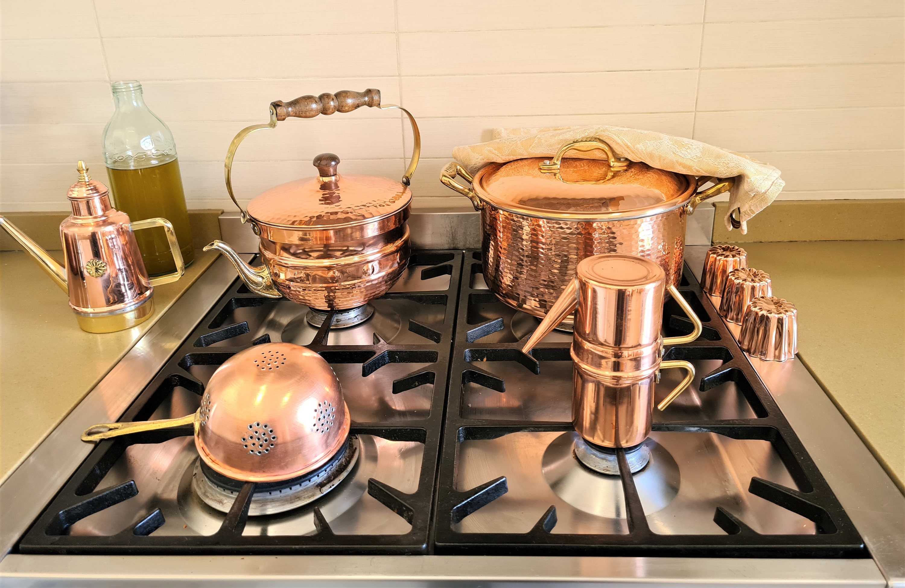 Coffee Maker / copper coffee maker/ moka in copper for 2 4 6 | Etsy
