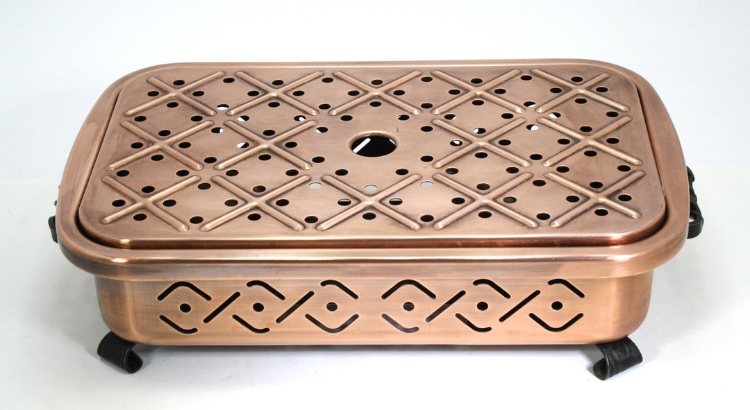 Copper Fondue Rechaud / Copper Heater/ Stockli Fondue Burner. Vintage ...