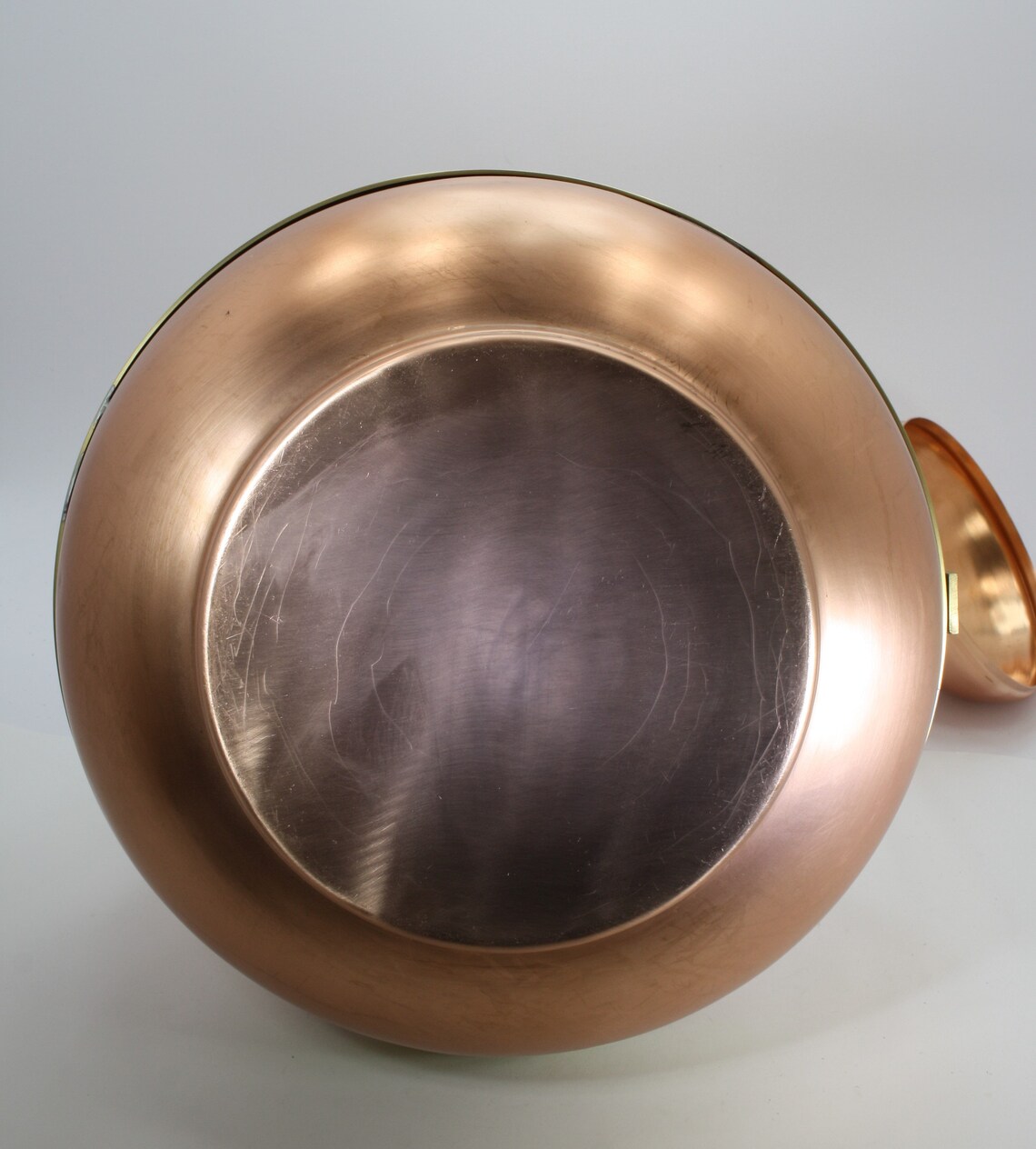 Vintage Copper Container / Copper Vase Holder/ Copper Jar/ | Etsy