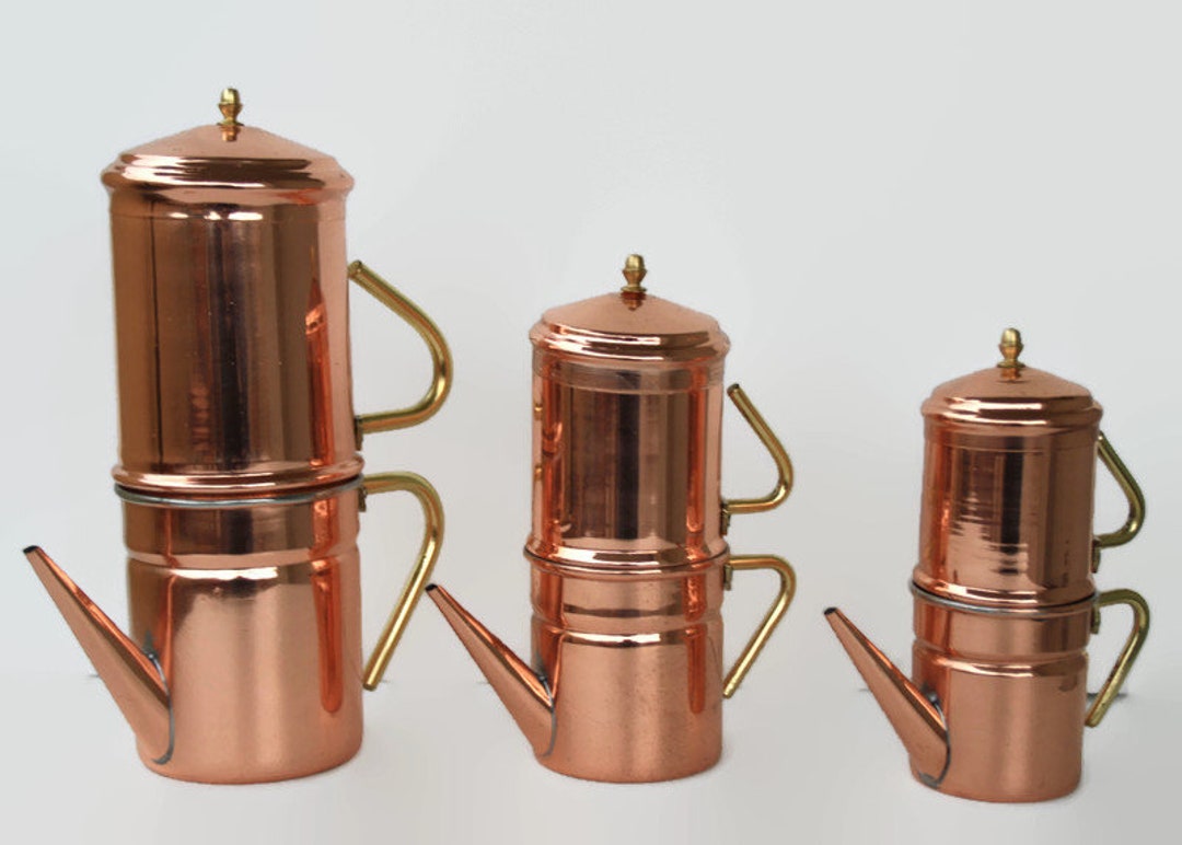 Coffee Maker / Copper Coffee Maker/ Moka in Copper for 2, 4, 6 Cups - Etsy