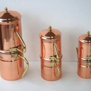 Coffee Maker / Copper Coffee Maker/ Moka in Copper for 2, 4, 6 Cups - Etsy