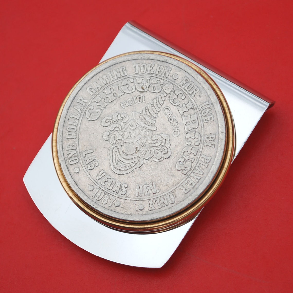 Vintage Circus Circus Casino One Dollar Gaming Token Stainless | Etsy