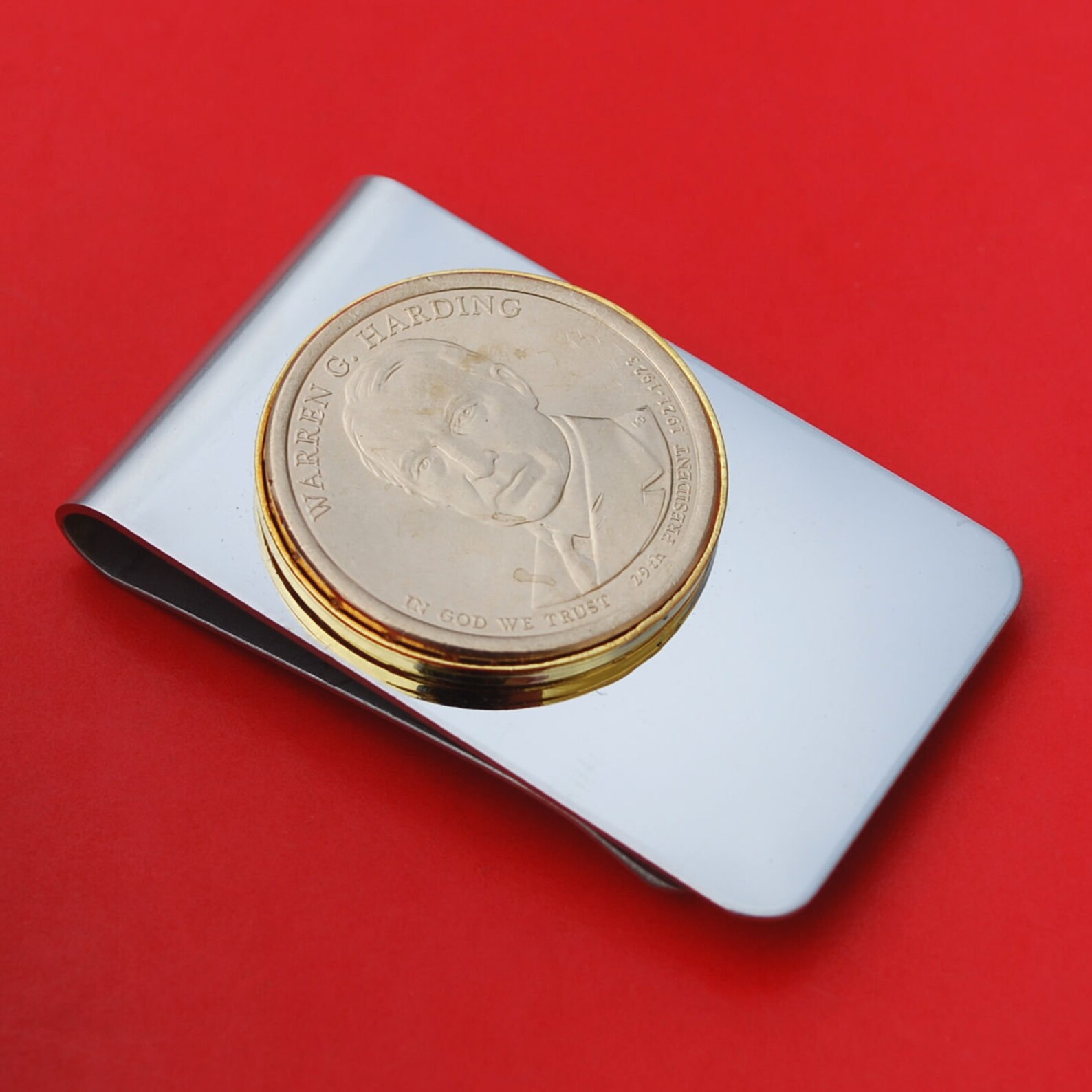 US 2014 Presidential Dollar BU Coin Stainless Steel Gold - Etsy