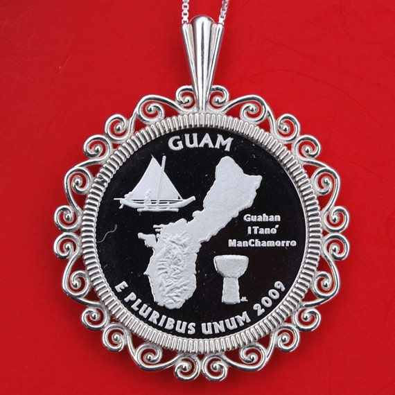2009 Guam DC & US Territories Quarter 90% Silver Proof Coin | Etsy