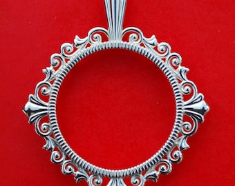 Solid 925 Sterling Silver Coin Bezel Mount Frame Settings Fit 27mm ...