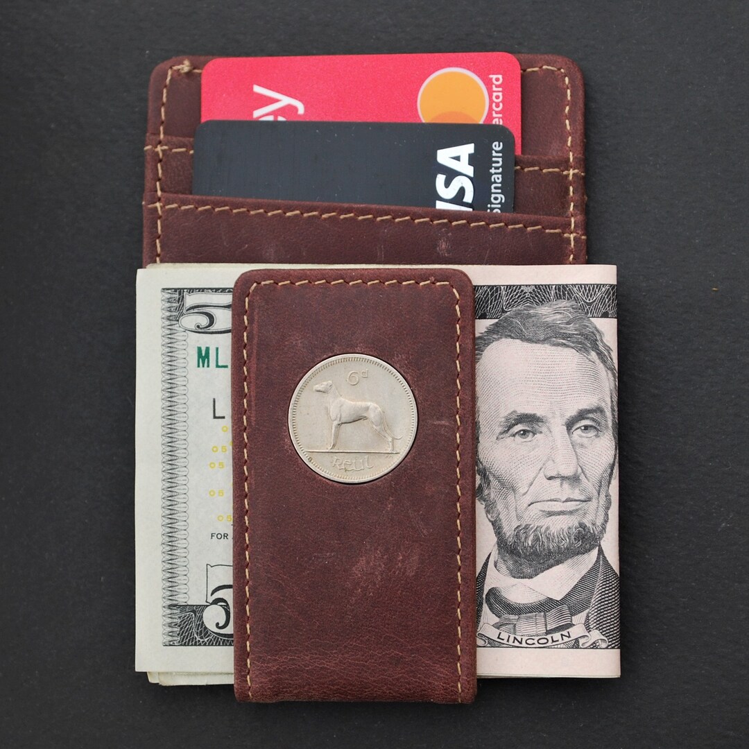 1928 ~ 1969 Irish 6 Pence Wolfhound Greyhound Dog Coin Magnetic Money ...