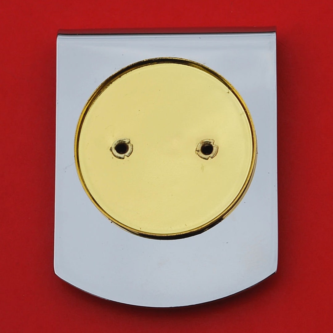 BLANK Stainless Steel Large Money Clip W. Coin Bezel to Fit US Half ...