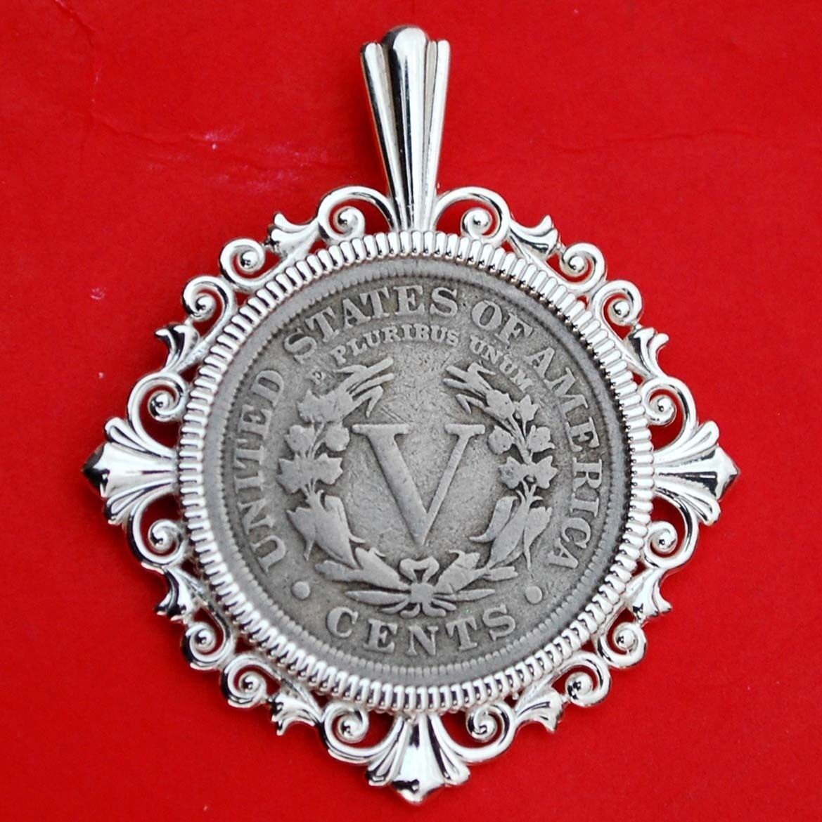 Solid 925 Sterling Silver Coin Bezel Mount Frame Settings Fit | Etsy